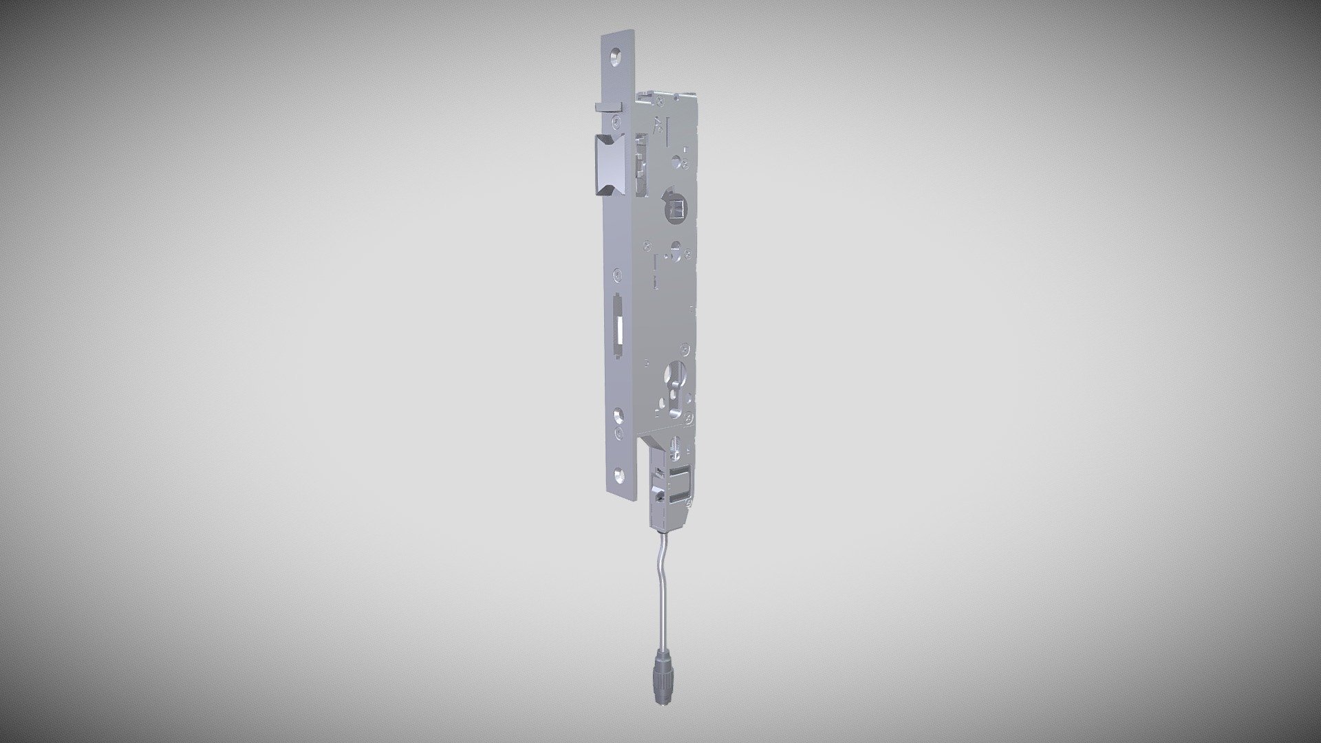 PM lock – 7607 / Emergency exit mortice lock - 3D model by wilka ...