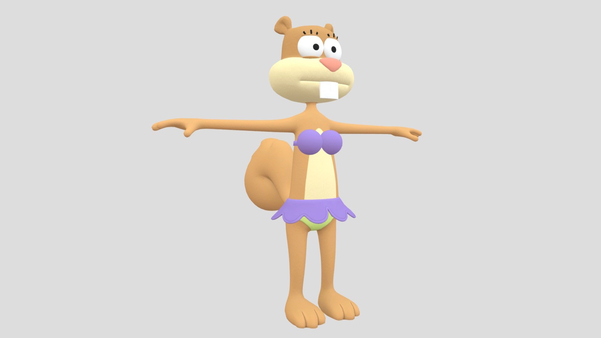 BFBBR - Sandy (Bikini) - Download Free 3D model by SMF Features ...