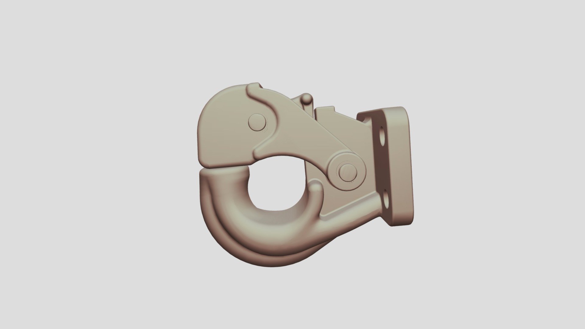 Pintle Hook - 3D model by JH-C [c8aba0a] - Sketchfab