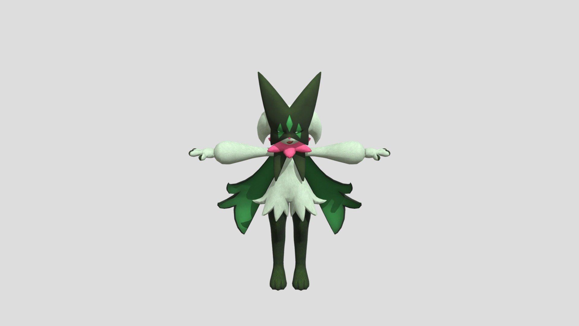 Meowscarada - Download Free 3D model by LunaEagle [c8ade2e] - Sketchfab