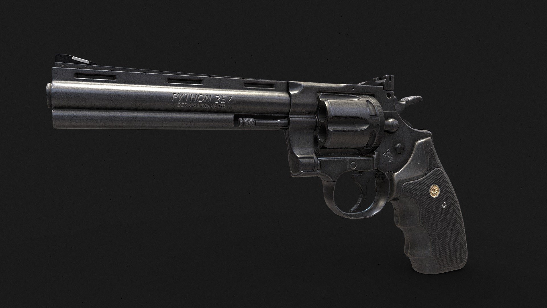 Colt Python 357 - 3D model by Markmuz [c8aea83] - Sketchfab