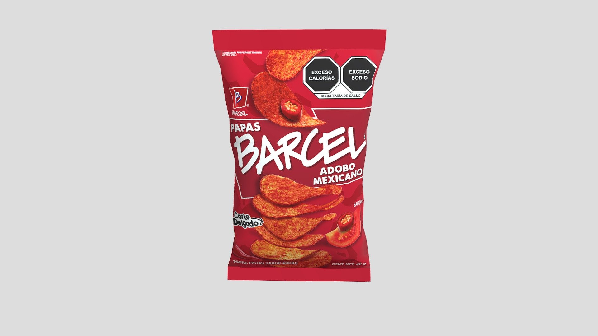 PAPAS BARCEL ADOBO 42G - 3D model by xiumtz [c8aefee] - Sketchfab