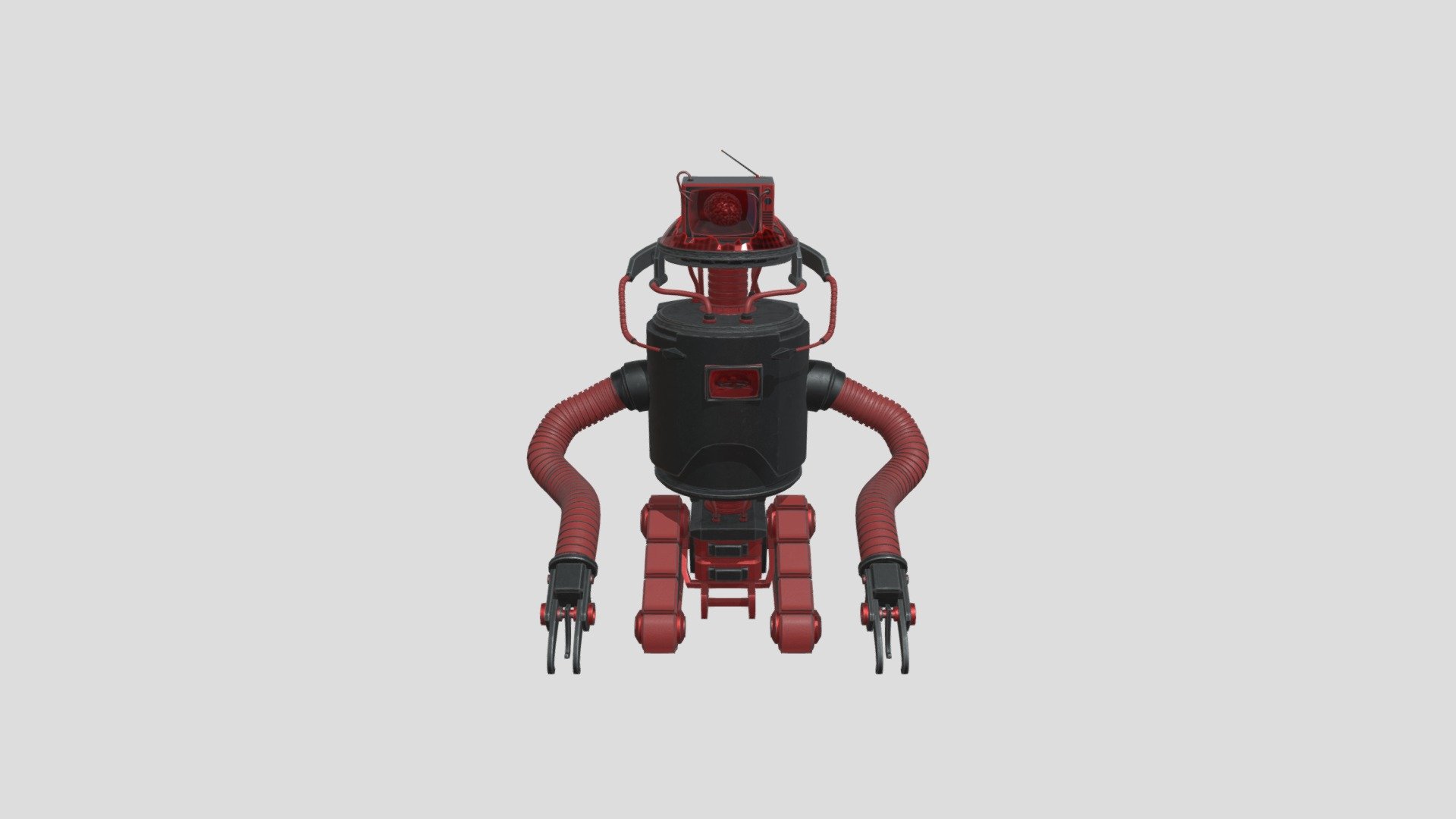 Robobrain - Stylised - Download Free 3D model by CLWilliamson [c8b04f1 ...