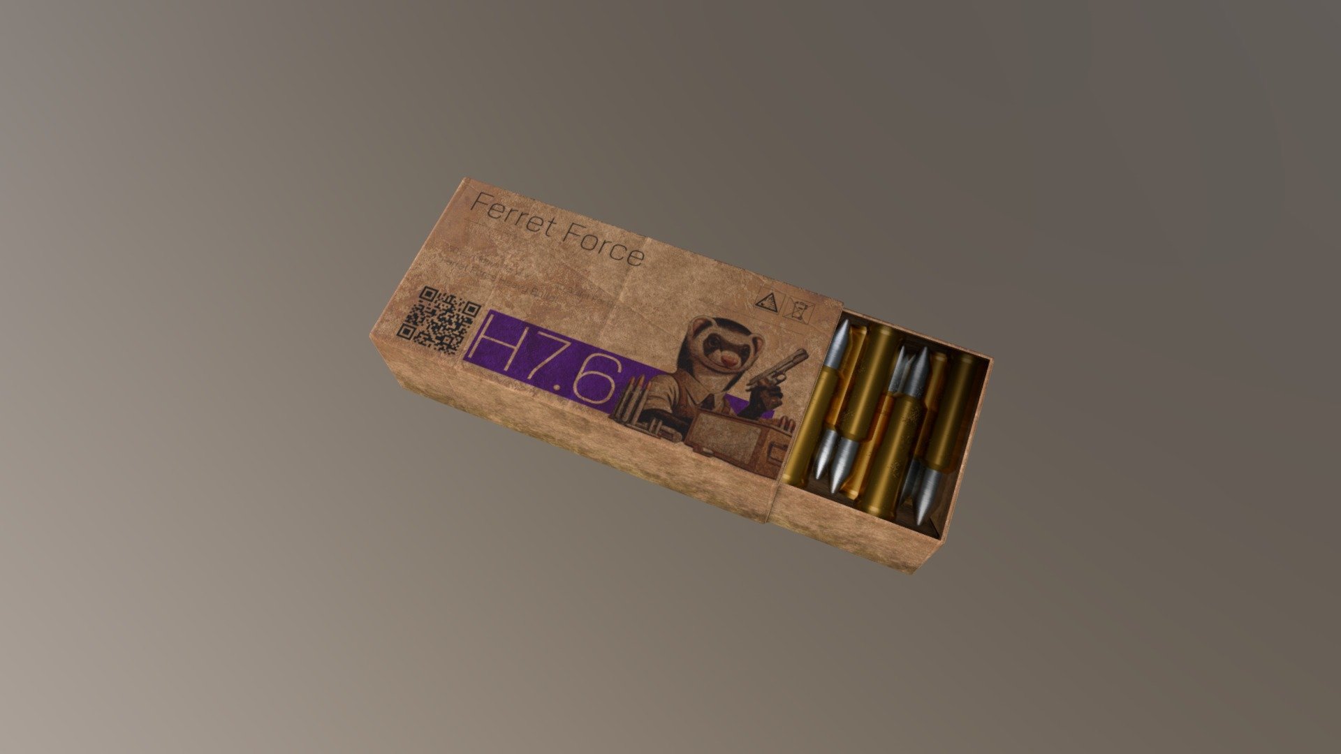 Ferret Force Bullet - 3D model by Kittipol.Prepram [c8b5f7b] - Sketchfab