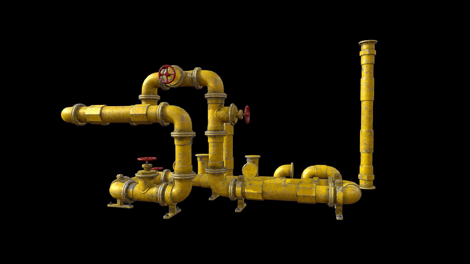 Modular Pipes Set - 3D model by Sergey Bogorodsky (@null.shape ...