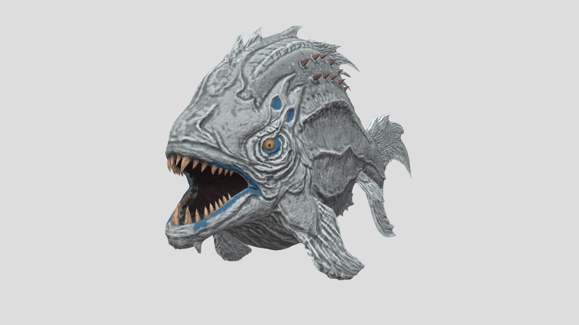 Megapiranha - Download Free 3D model by Tim The Ichthyovenator ...