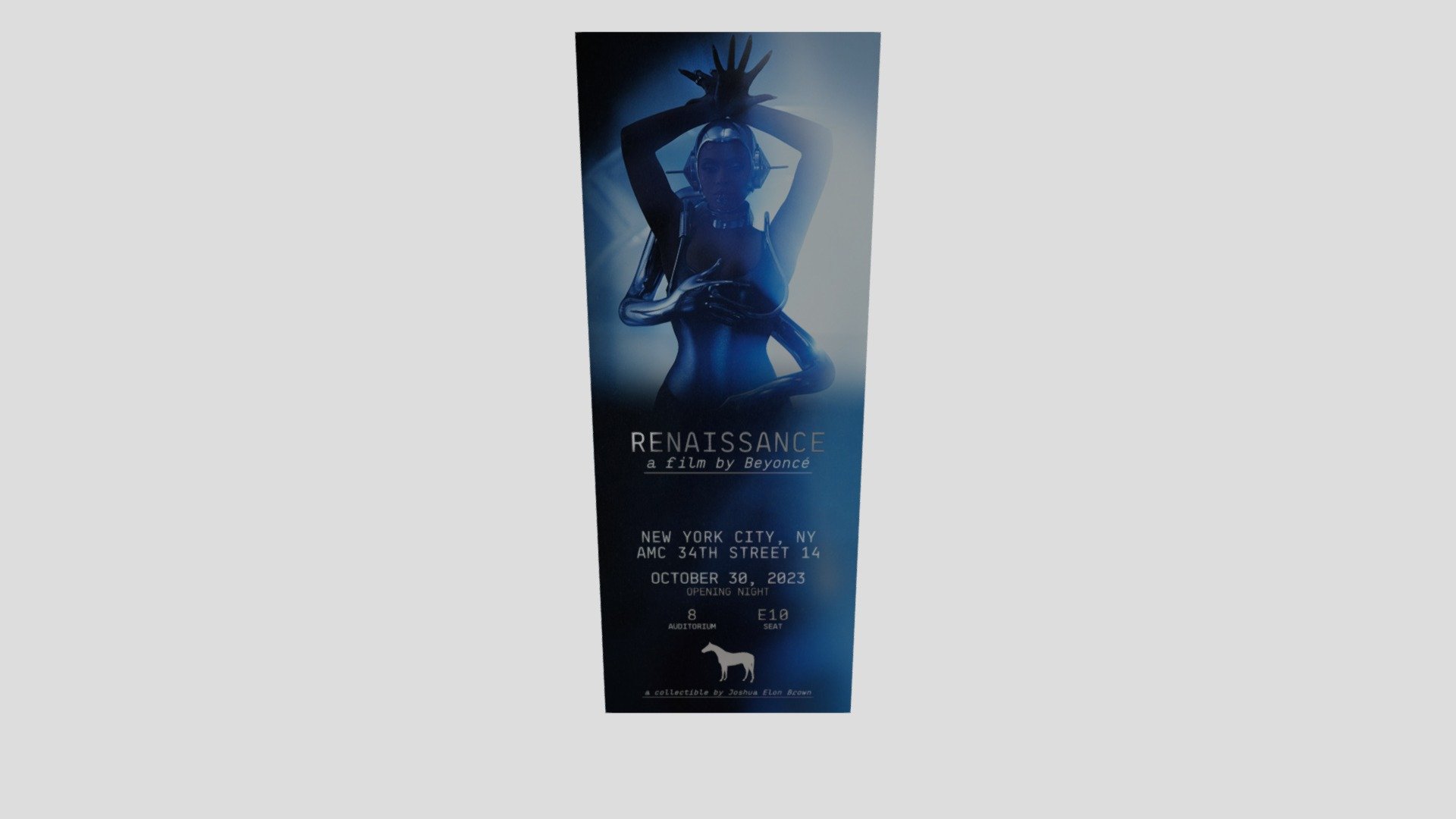 RENAISSANCE FILM - Commemorative Ticket - 3D model by joshuaelonbrown ...