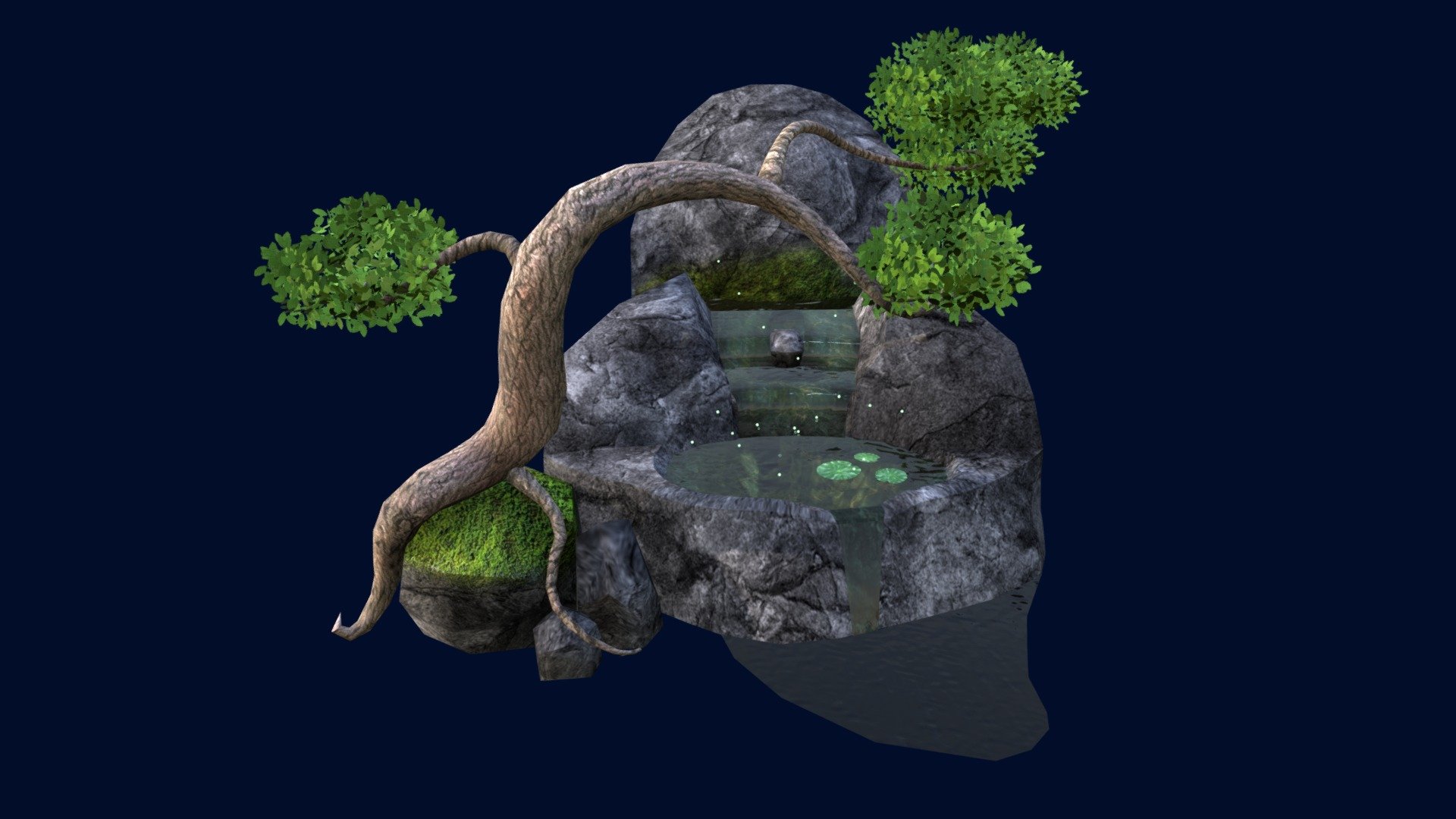 FOREST STREAM - 3D model by Frank Rennau (@rennau) [c8b99ee] - Sketchfab