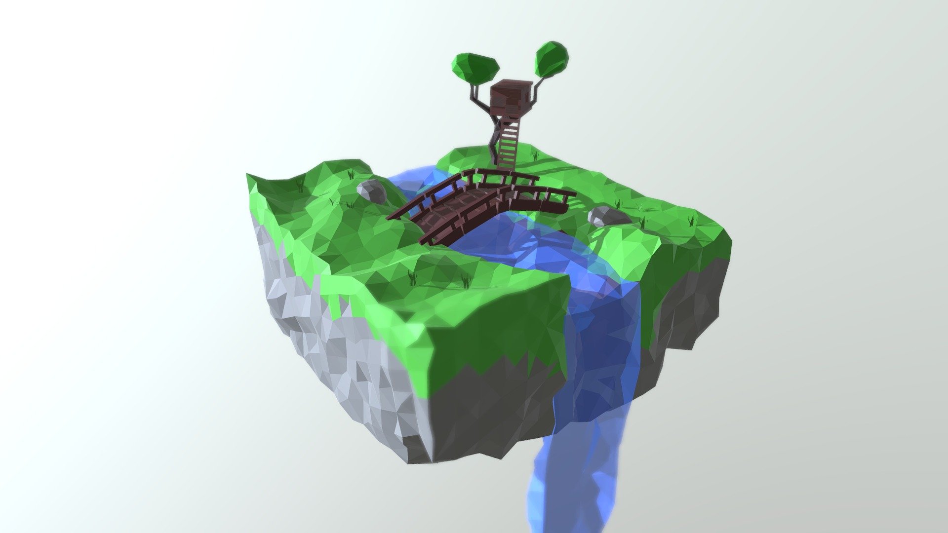 Low poly park - Download Free 3D model by fungun19 [c8bb672] - Sketchfab
