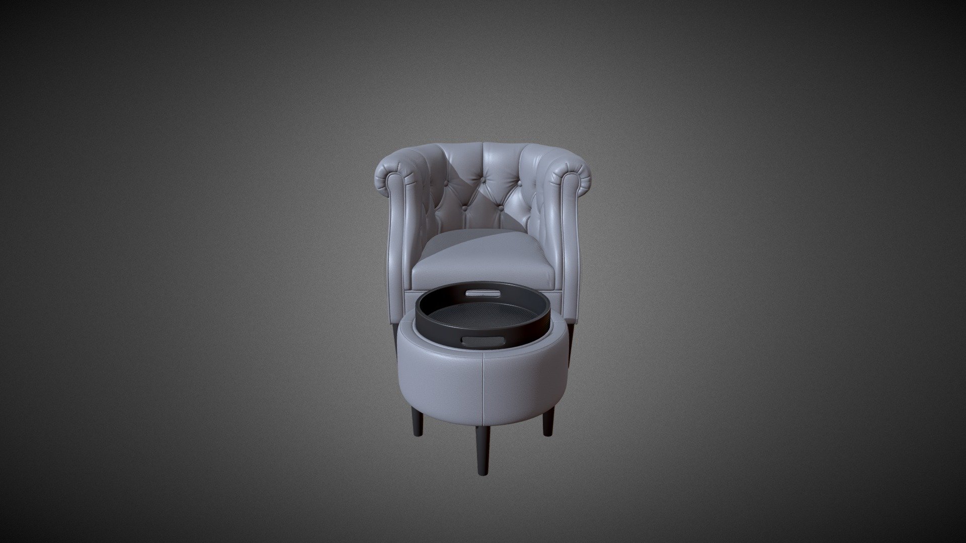 Arma Chair with coffee table - 3D model by BabaJi (@1021.akshays ...