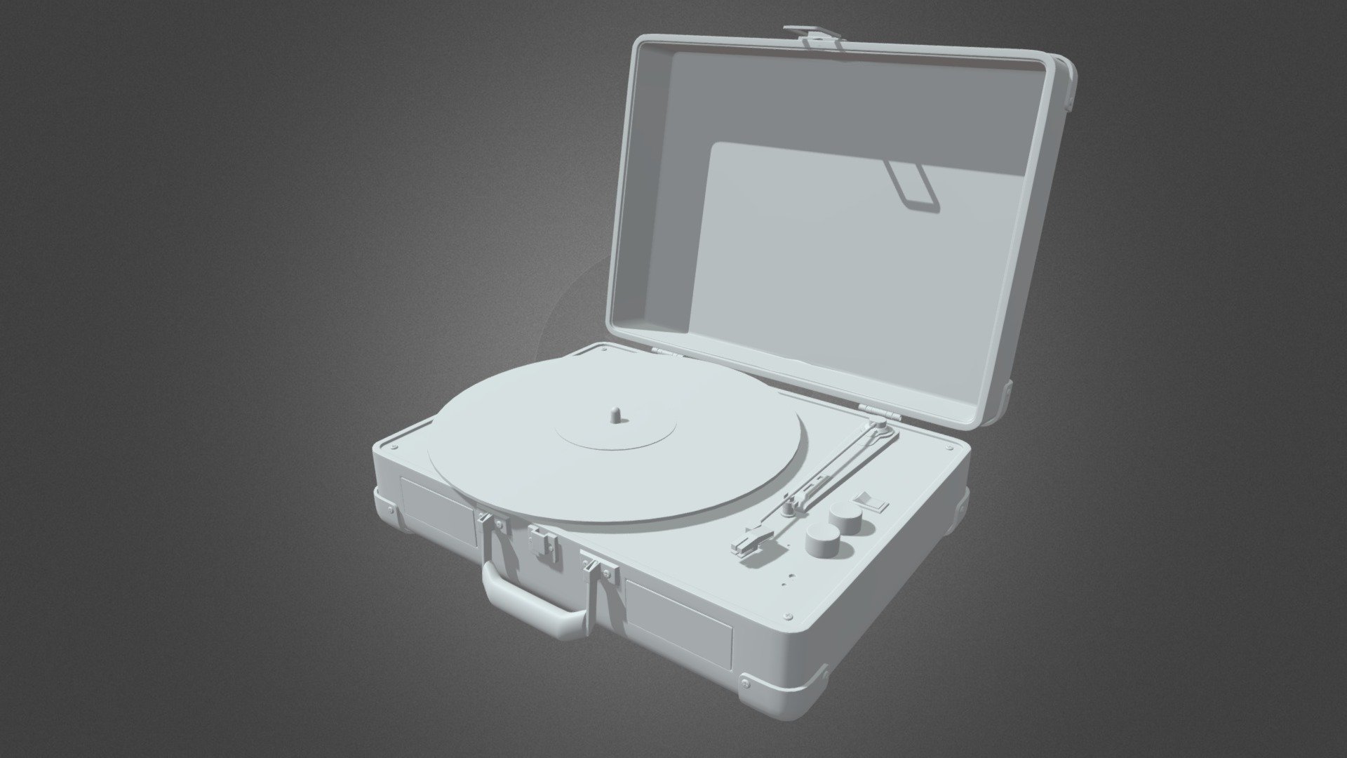 Record Player - 3D model by MelakToast [c8bcf75] - Sketchfab