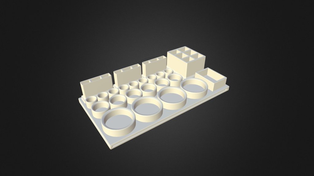 Tools Tray - Download Free 3D model by KevinOcchiuto [c8c059c] - Sketchfab
