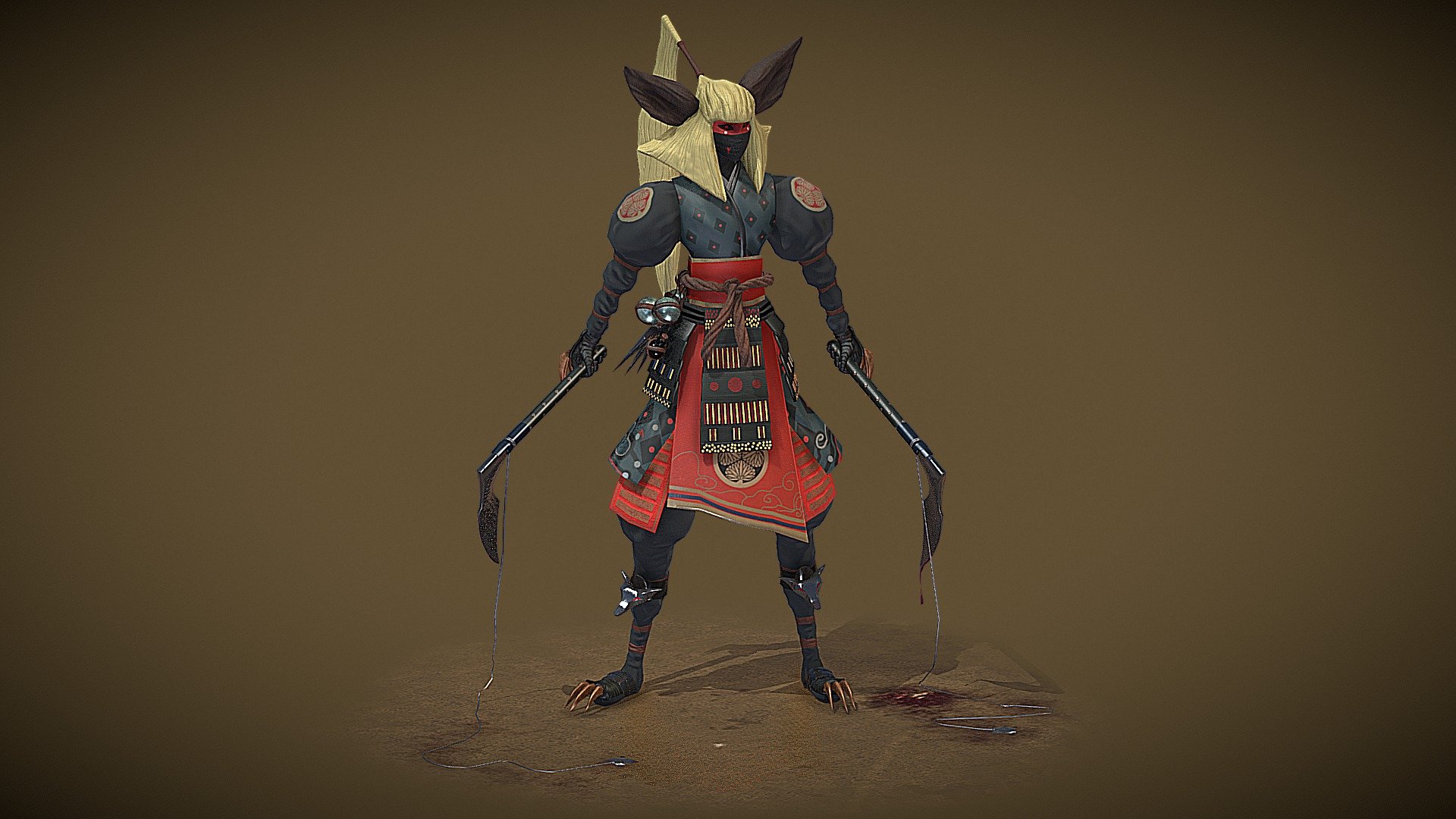Shinobi - 3D model by zackstudios [c8c2635] - Sketchfab