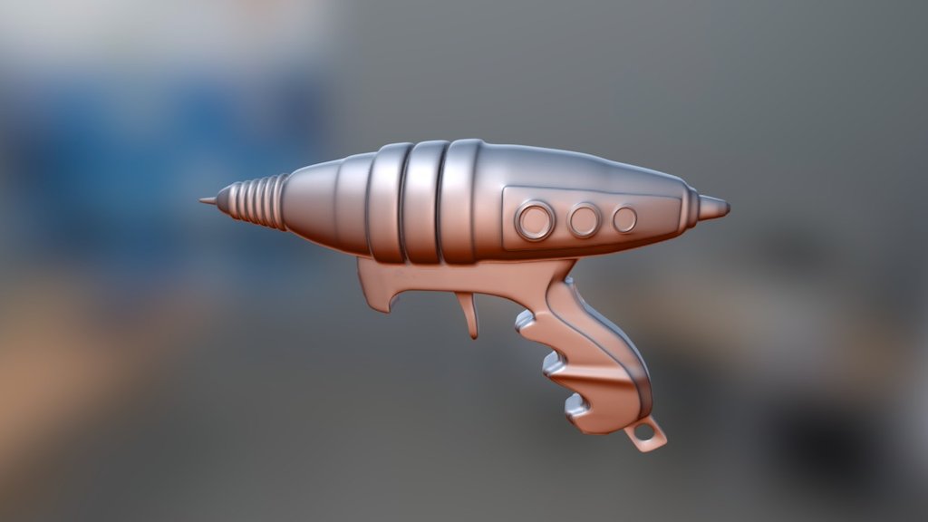 Ray-Gun - 3D model by rug [c8c9f03] - Sketchfab