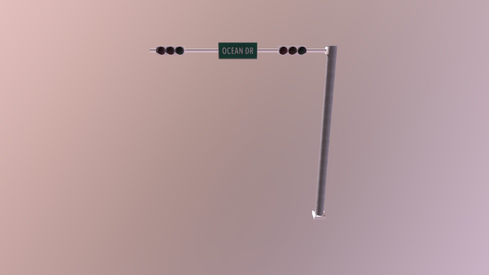 Miami Street Props - Traffic Light - 3D model by FV Design (@fvdesign ...