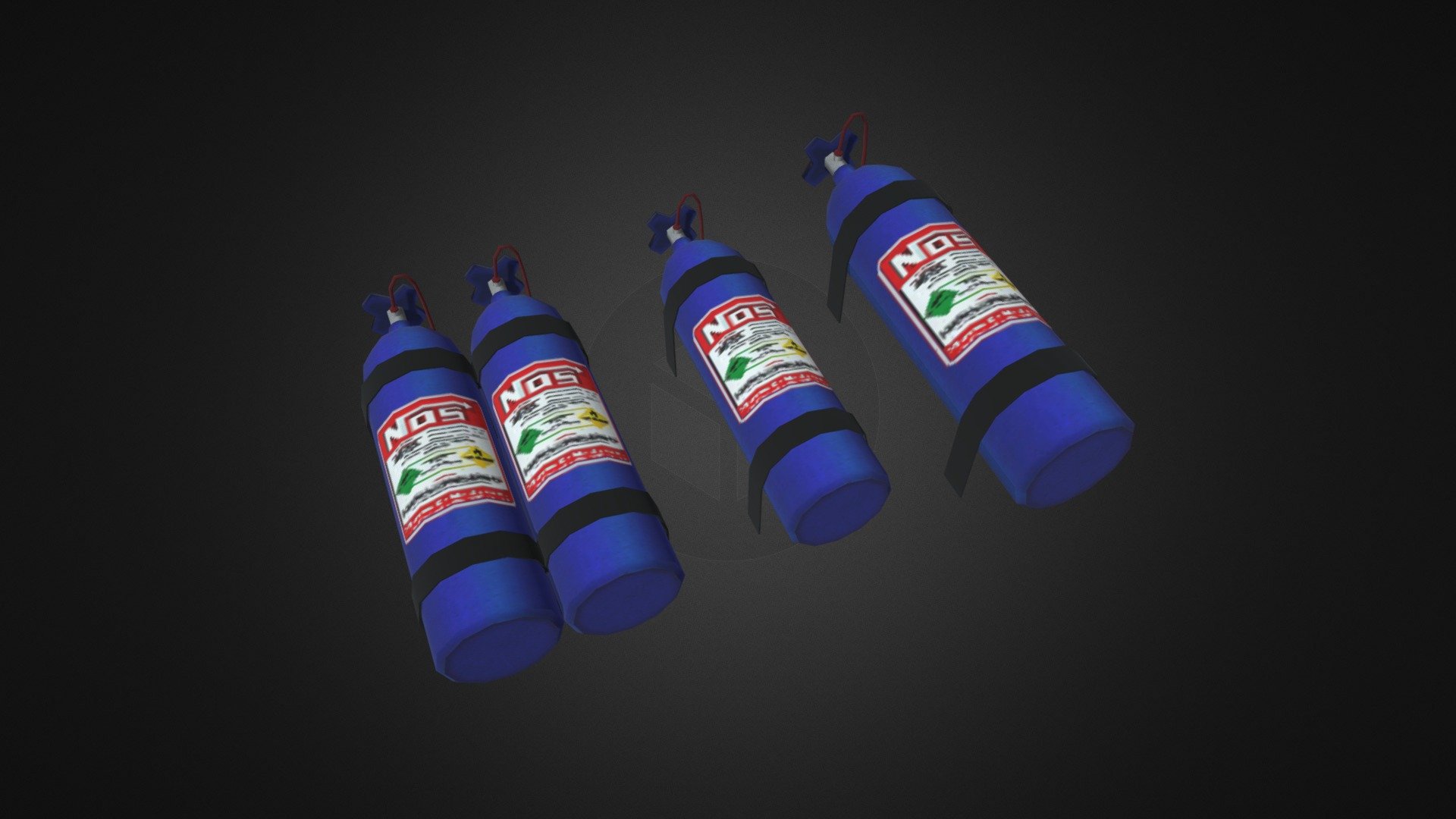 Nos Nitrous Canisters - Download Free 3D model by Clo7er [c8cd614 ...
