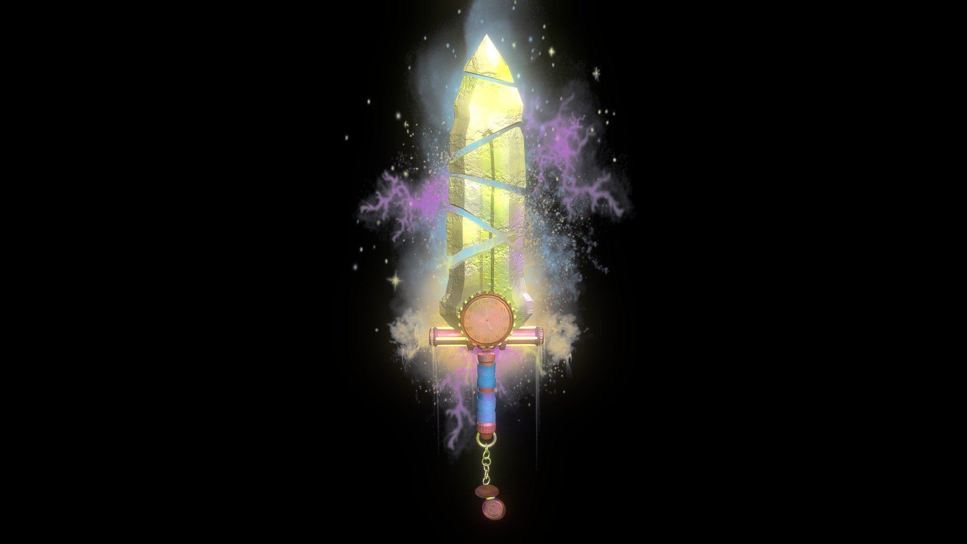Time Blade - 3D model by dani_the_ghost (@danni_the_ghost) [c8ce23f ...