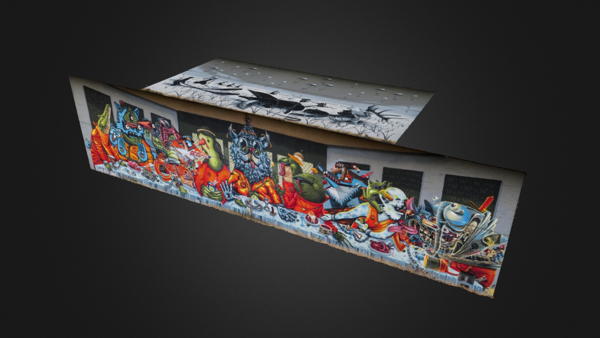 Graffiti Street Art - 3D model by SenYul [c8cf31c] - Sketchfab