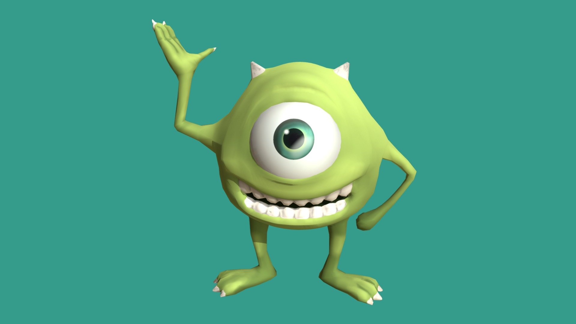 Mike Wazowski - 3D model by Akiko.Tomiyoshi [c8d21c0] - Sketchfab