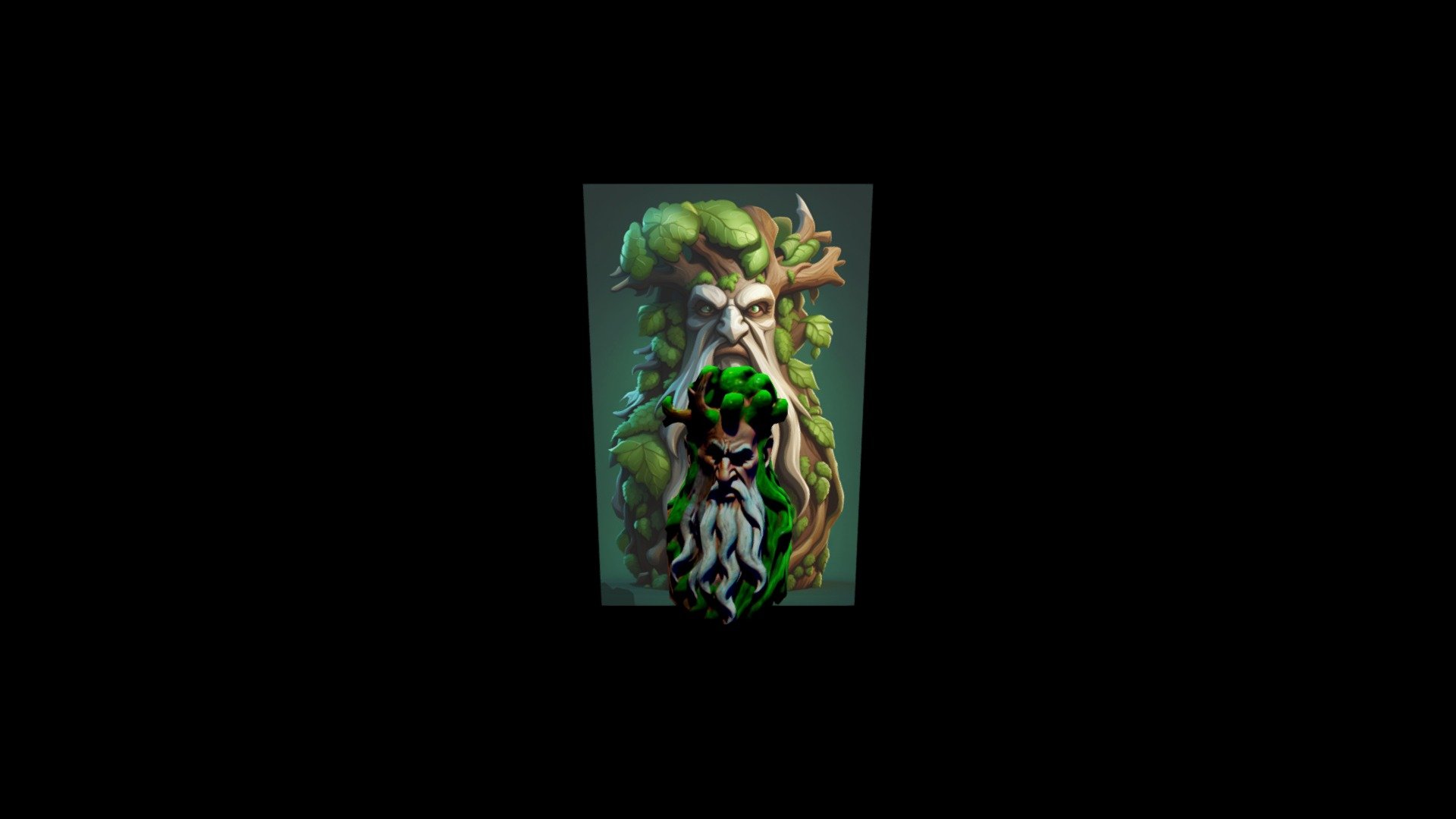 The Tree Man A digital painting of a man w - Download Free 3D model by ...