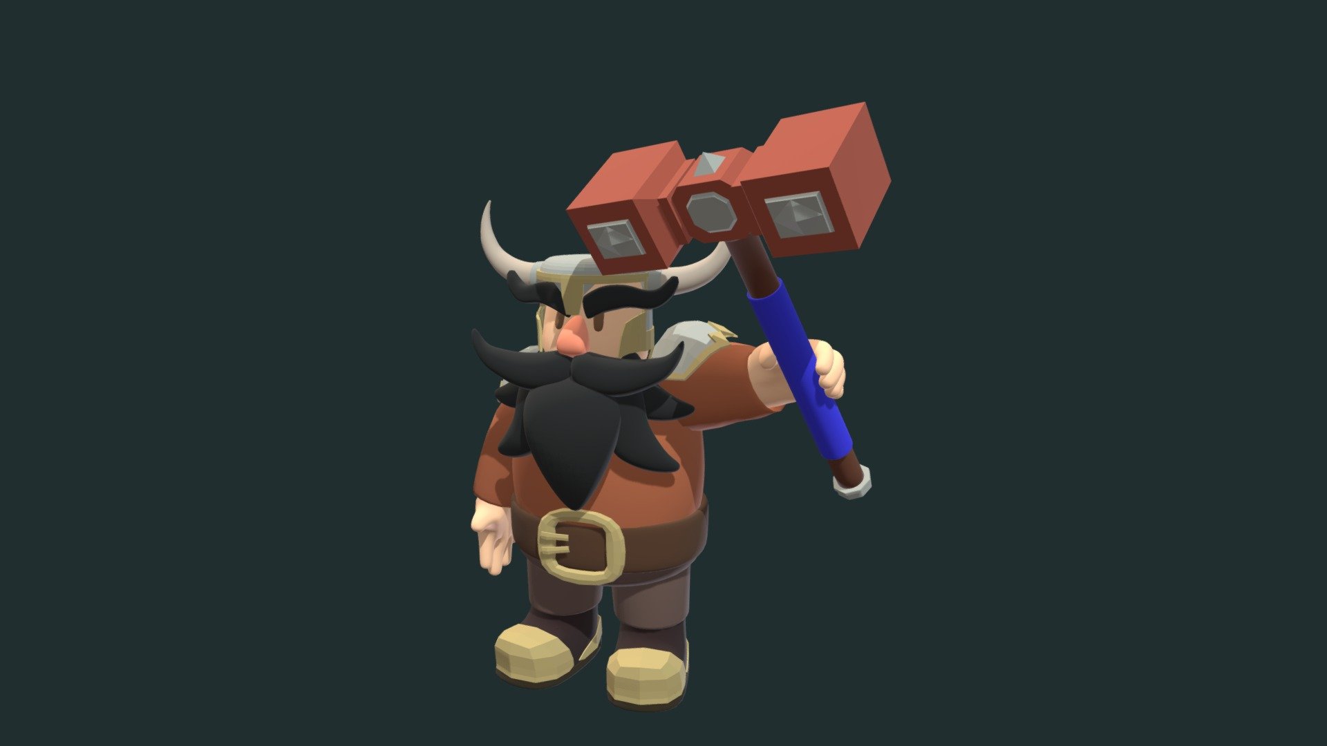 Dwarf - 3D model by Ozkan (@Oscarto) [c8d3b43] - Sketchfab