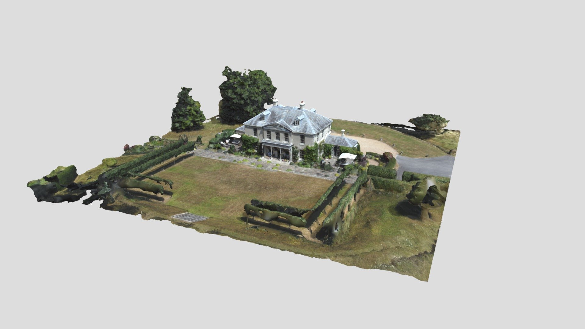 Country House UK - Download Free 3D model by Raw Pixels (@ianhayers ...