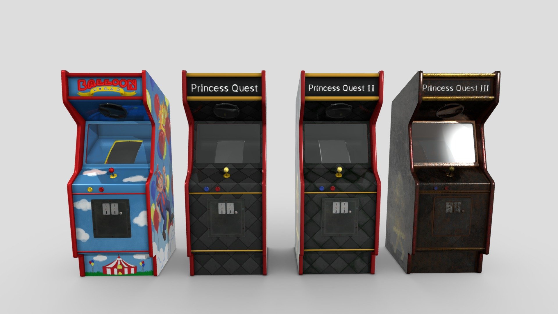 Fnaf Sb Playable Arcades Part 1 - Download Free 3D model by skylajade69 ...