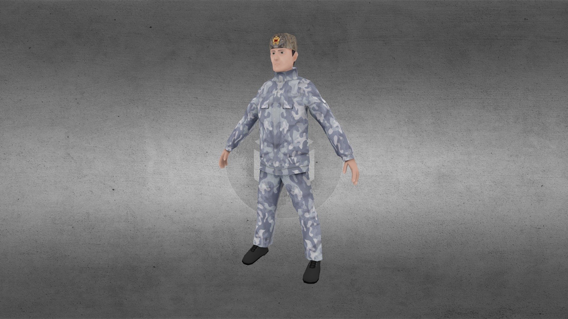 Russian soldier - 3D model by onmioji [c8d46d2] - Sketchfab