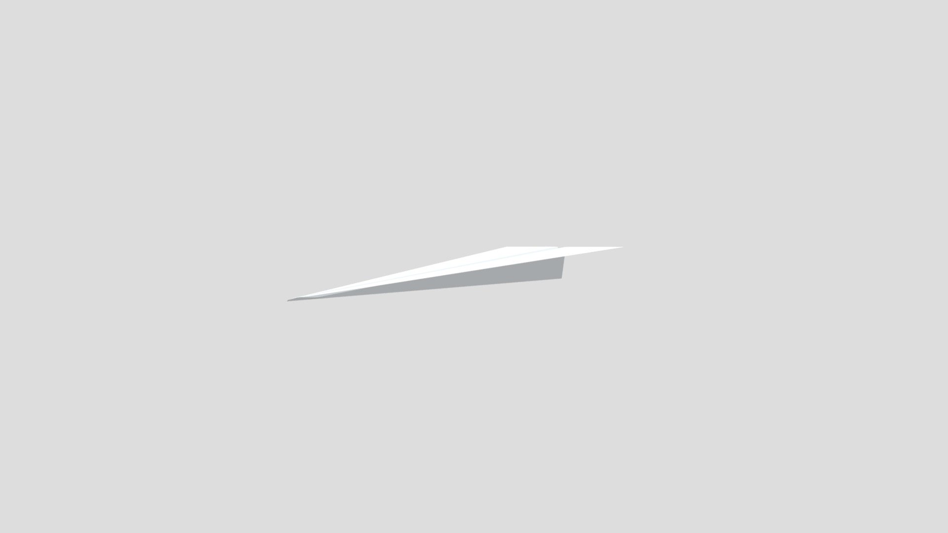 Paper Plane - Download Free 3D model by Animated Fox 3D (@Foxcatgaming2 ...