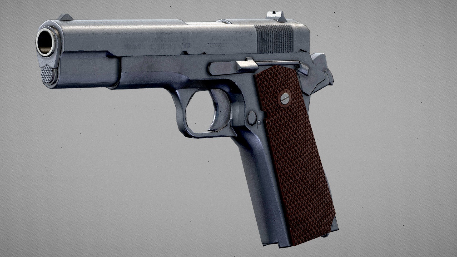 Colt 1911 - 3D model by Michael Neocleous (@mikegneo) [c8d4cd0] - Sketchfab