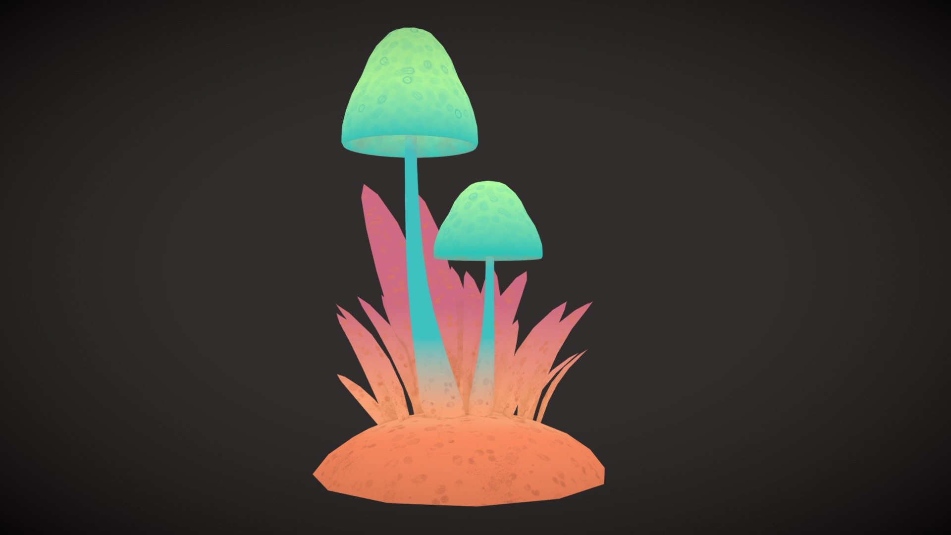 Mushroom - 3D model by Iwo Pilc (@immortalP) [c8d897a] - Sketchfab