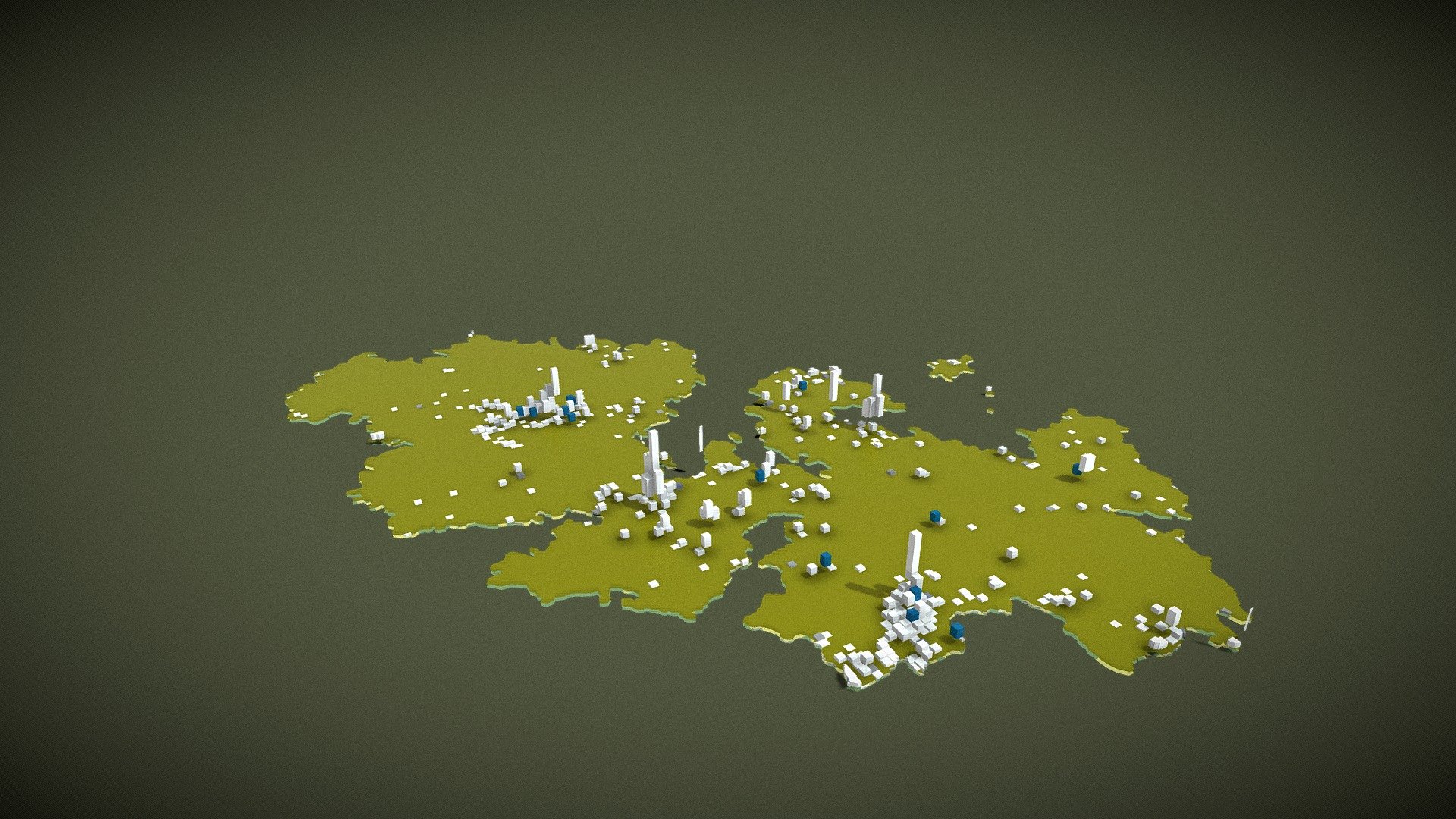 3d Map - Download Free 3D model by Tudor_Oghina [c8db05c] - Sketchfab