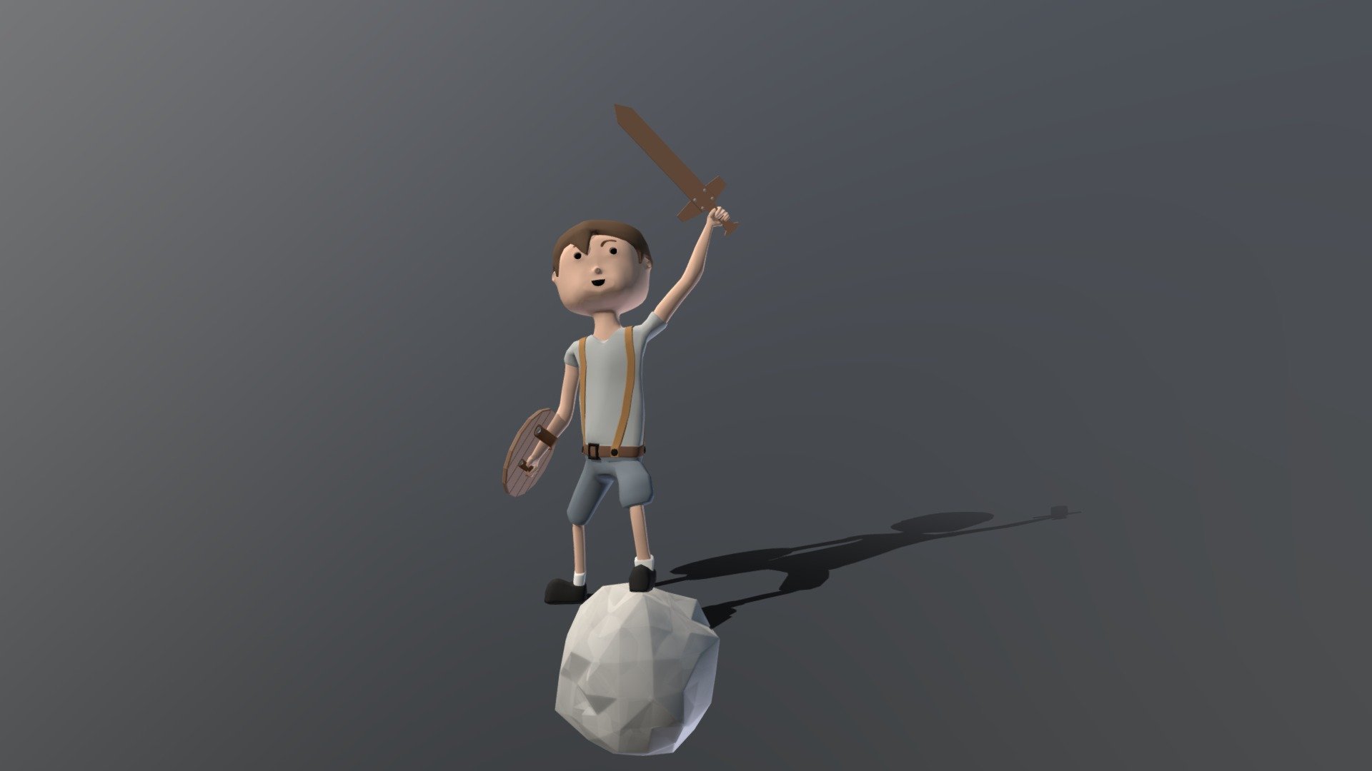 KNB217 A2 - Boy Hero Pose - 3D model by Thomas (@ThomasG91) [c8db3bc ...