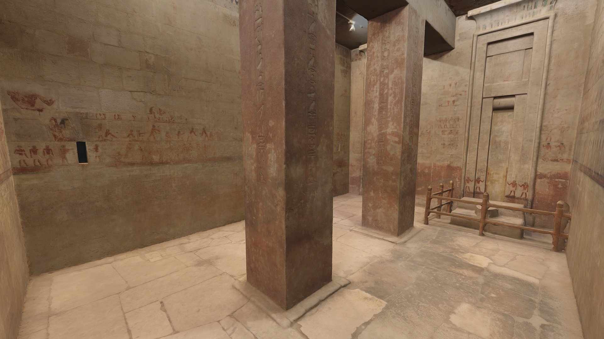 Inner Hall, Mastaba of Ti, Saqqara - 3D model by danderson4 [c8dcba3 ...