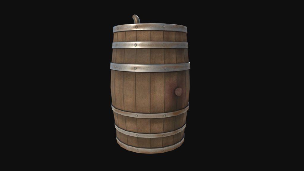 Barrel Realistic - 3D model by Trevor Goodwin (@trevorgoodwin) [c8dd2ad ...