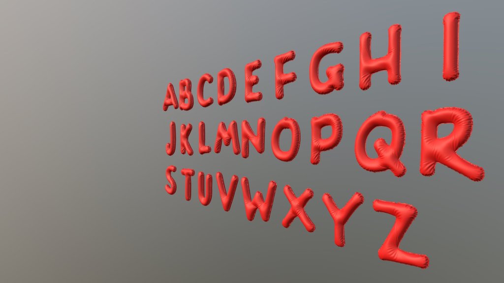 Fonts - A 3D model collection by jeromehinds - Sketchfab