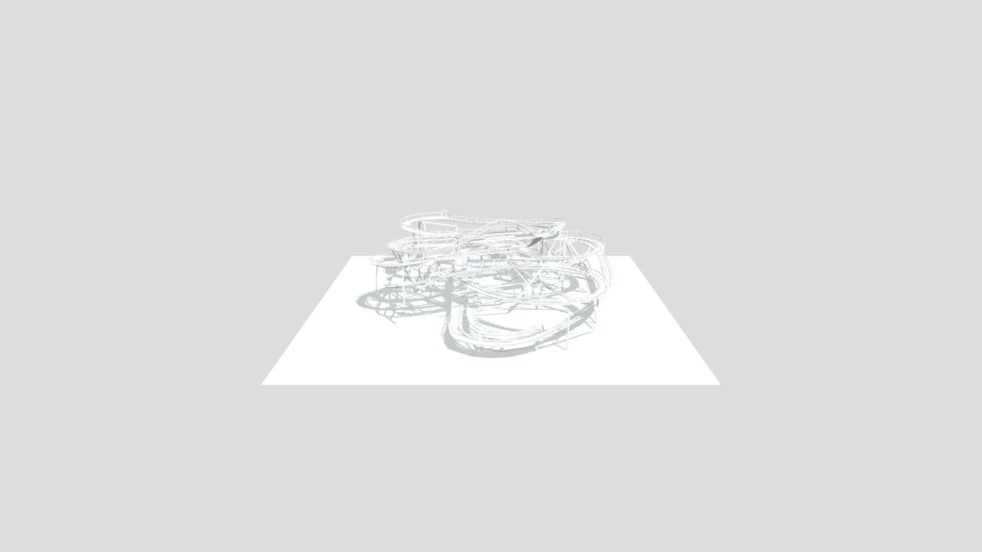 DLR Space Mountain track layout - Download Free 3D model by Z4CHROIUS ...