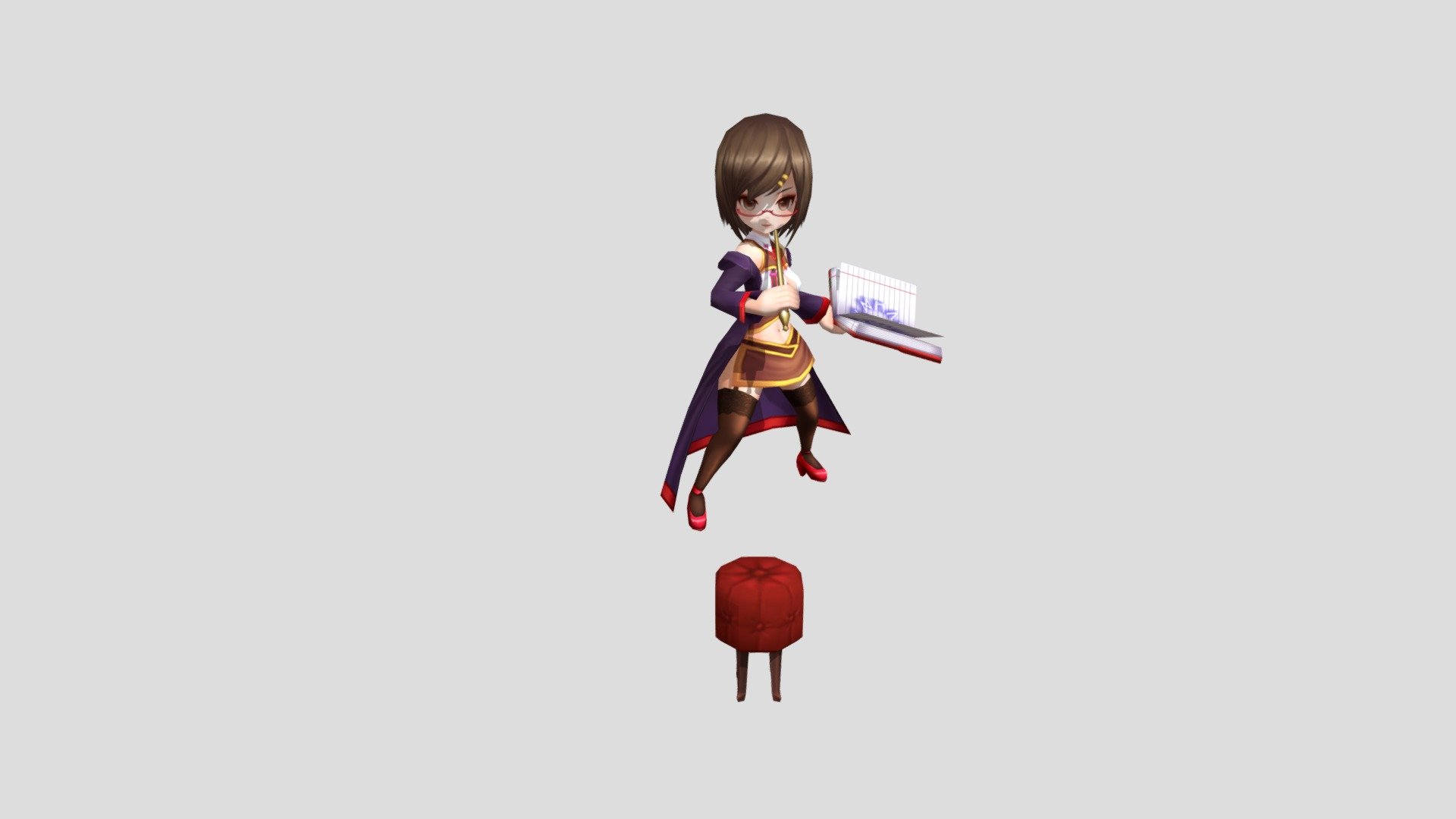 Casual RPG Character - 27 Sopia - 3D model by jjstudio [c8df1ef ...