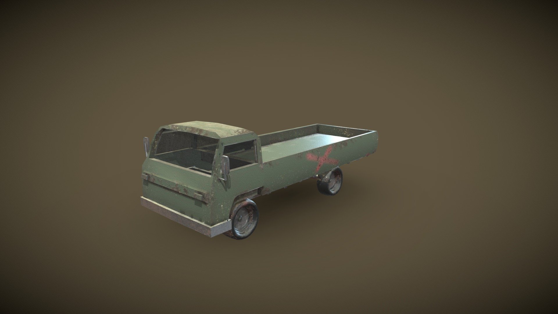 Old Truck - Download Free 3D model by Damla Yagli (@ddamlayagli ...