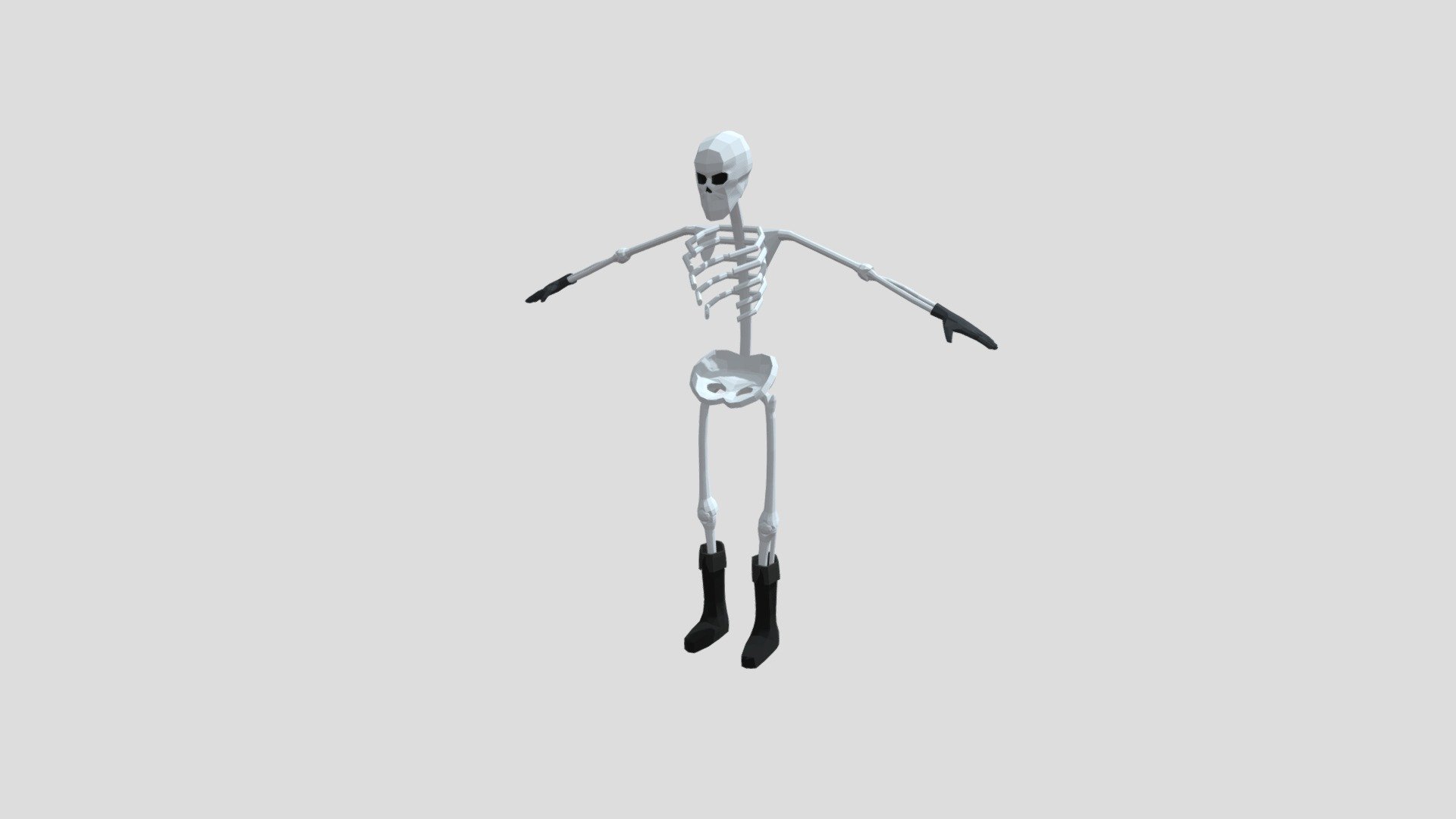 Low poly skeleton - 3D model by Voyo16 [c8e2163] - Sketchfab