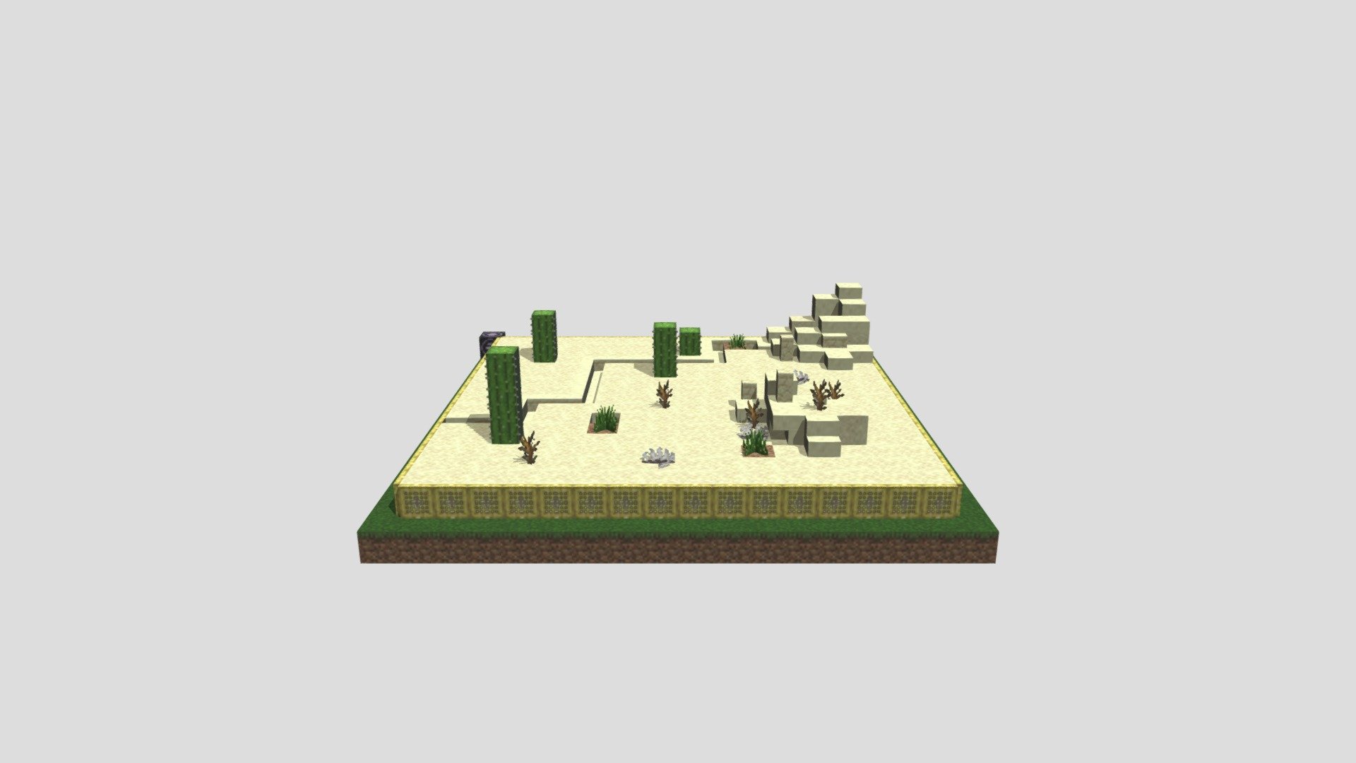 Mini Desert Biome - 3D model by fedsie [c8e23c2] - Sketchfab