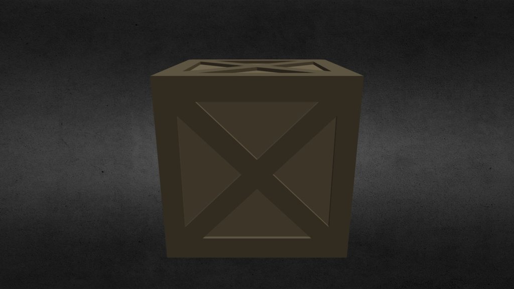 Low Poly Wooden Box - 3D model by Shenquarh [c8e3bd0] - Sketchfab