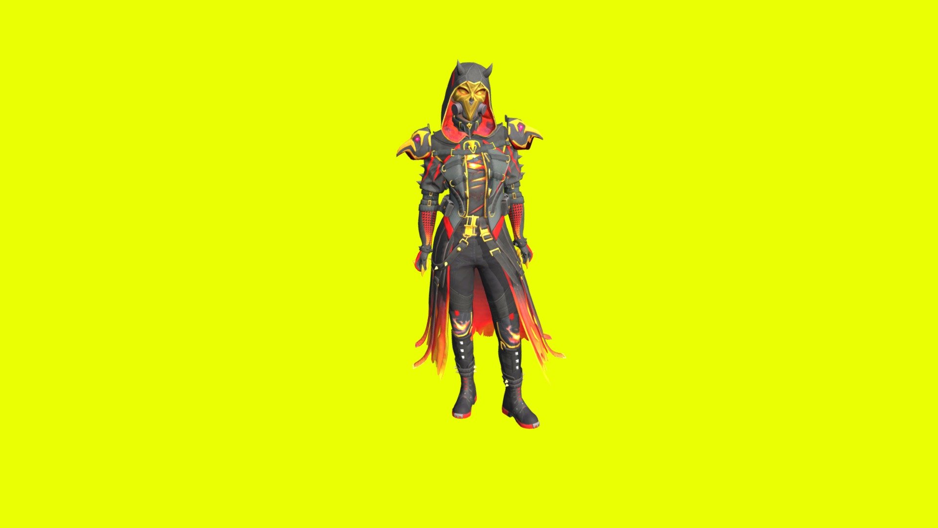 Flame Wraith Set 3D Angry Animation - Download Free 3D model by YT ...