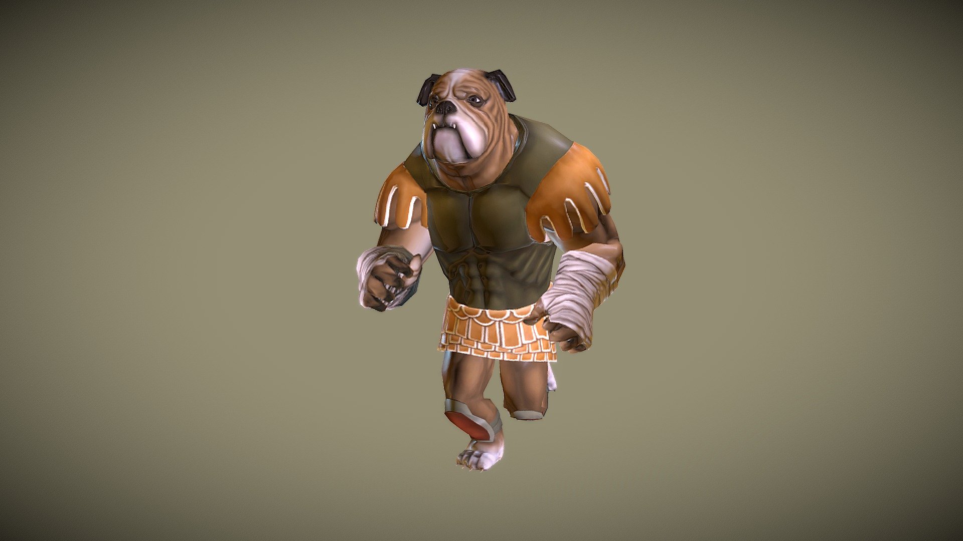 Bulldog Run - 3D model by Marc Wheeler (@mw3dart) [c8e5fea] - Sketchfab