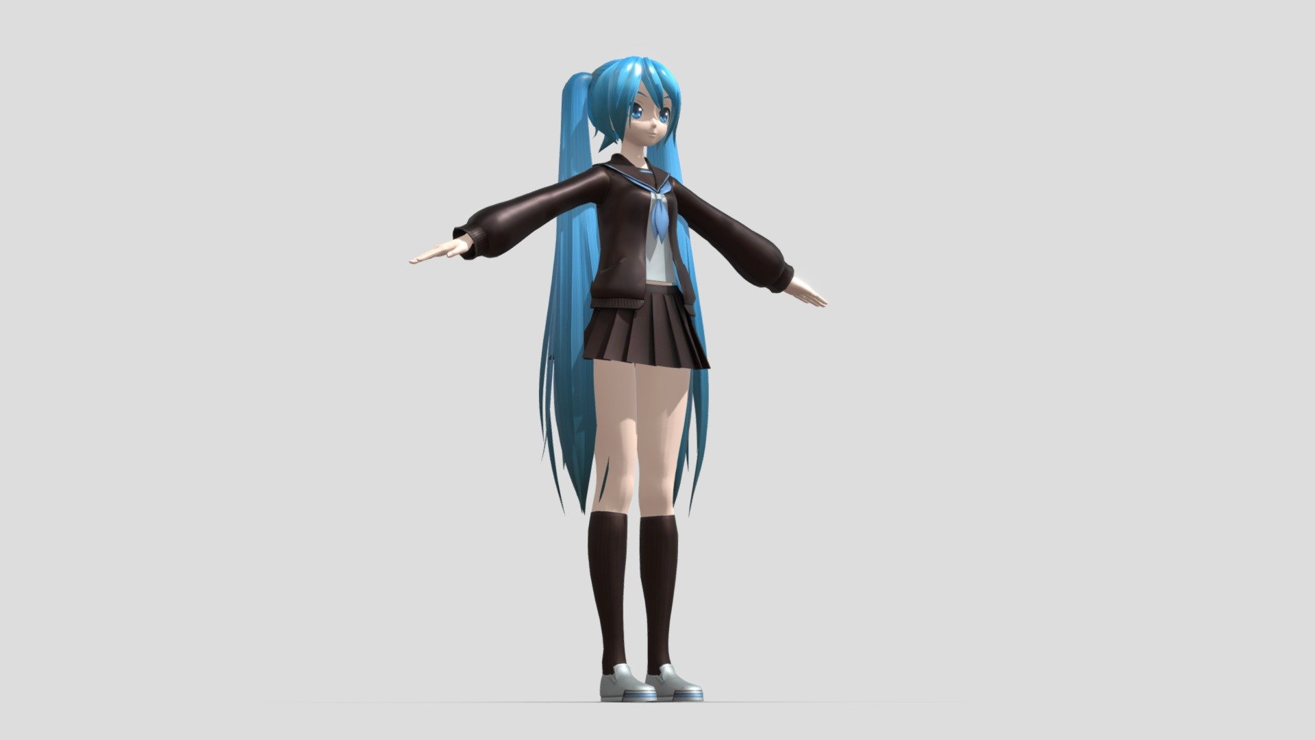 Rolling Girl - Download Free 3D model by 雨宮レン (@oscar3dmodel) [c8e63ce ...
