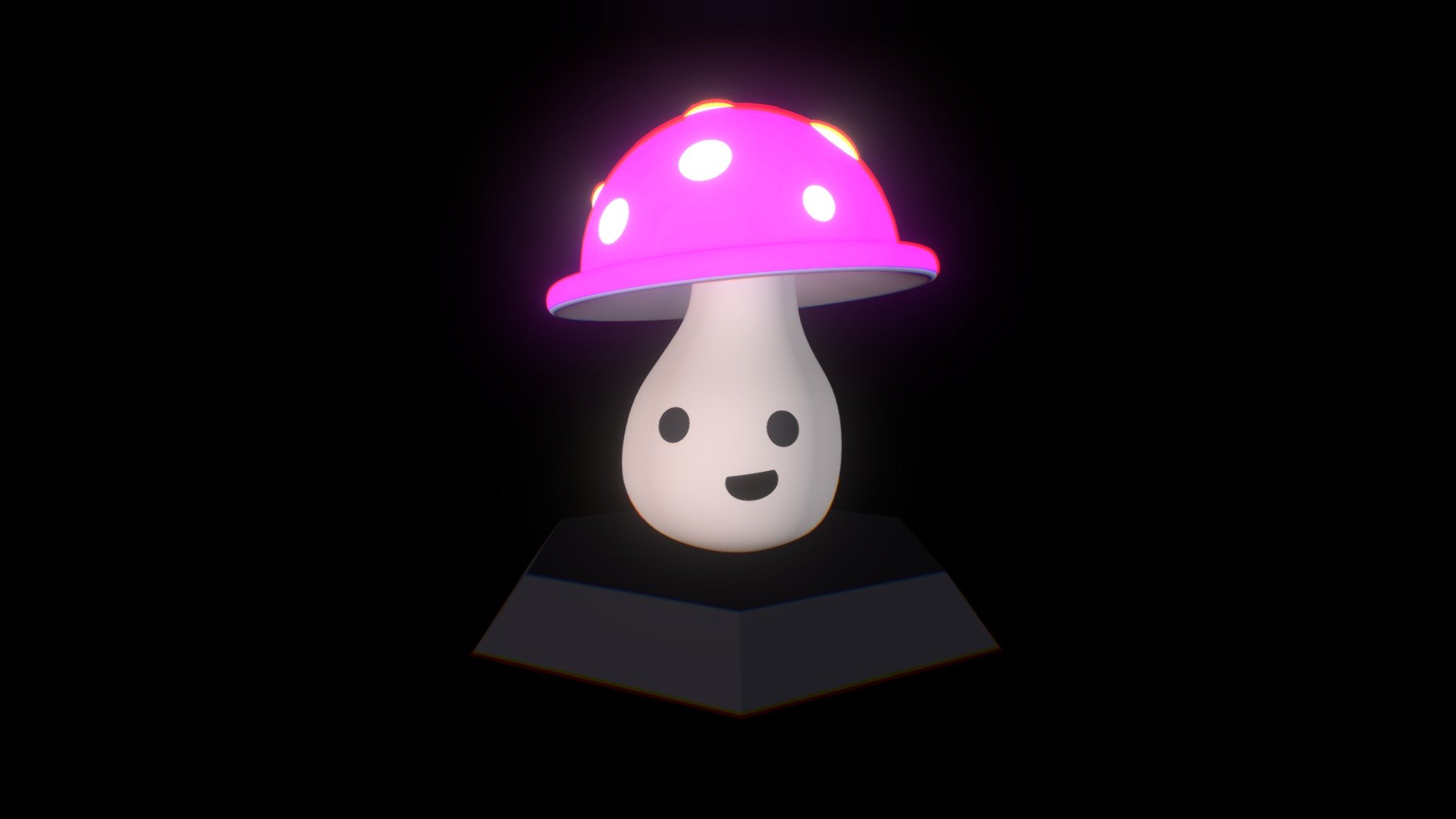 Mushroom Friend! - Download Free 3D model by Luckster [c8e7c65] - Sketchfab