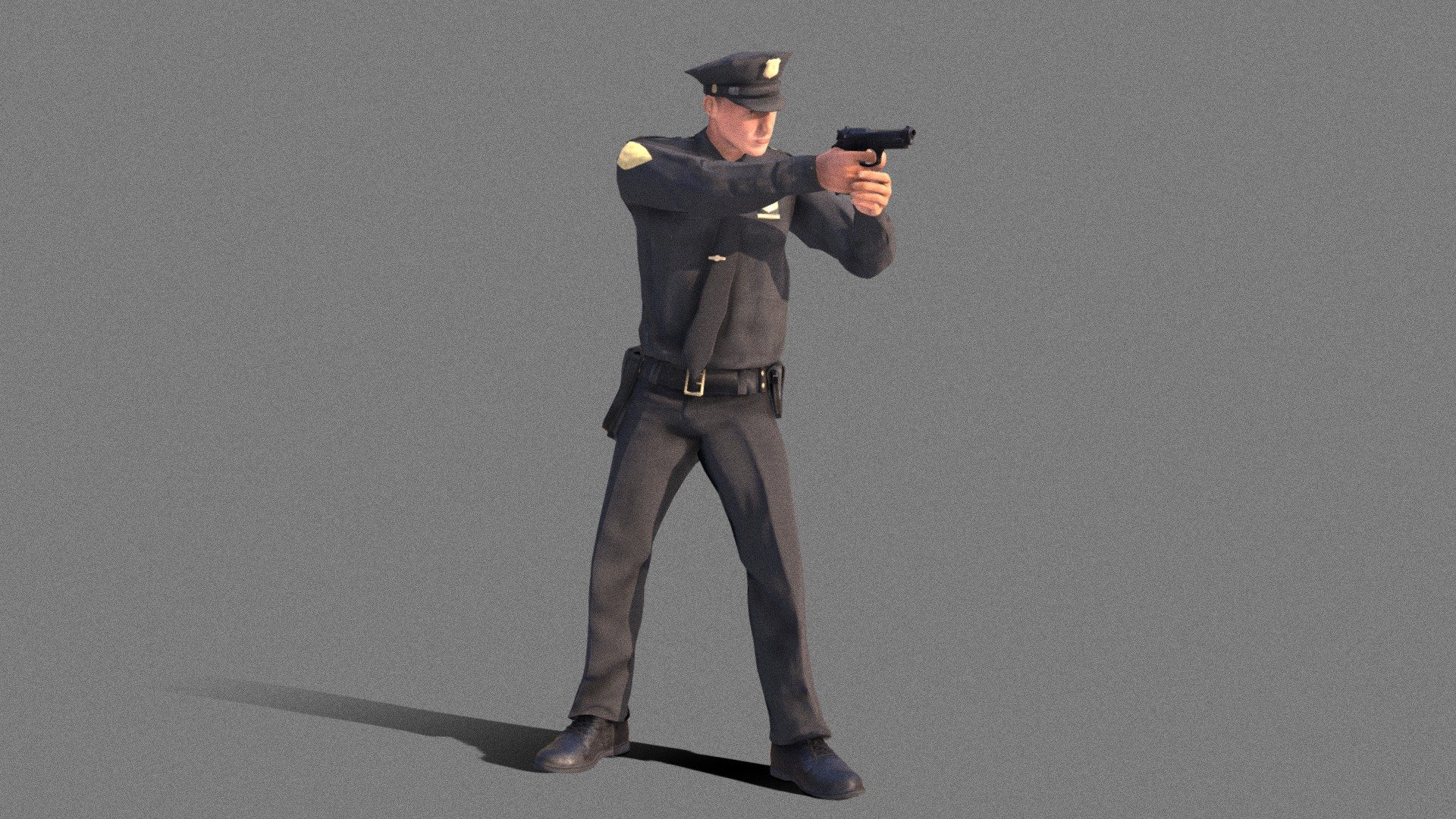 Policeman - 3D model by Nikita Oleinik (@nikita.oleinik) [c8e94fb ...