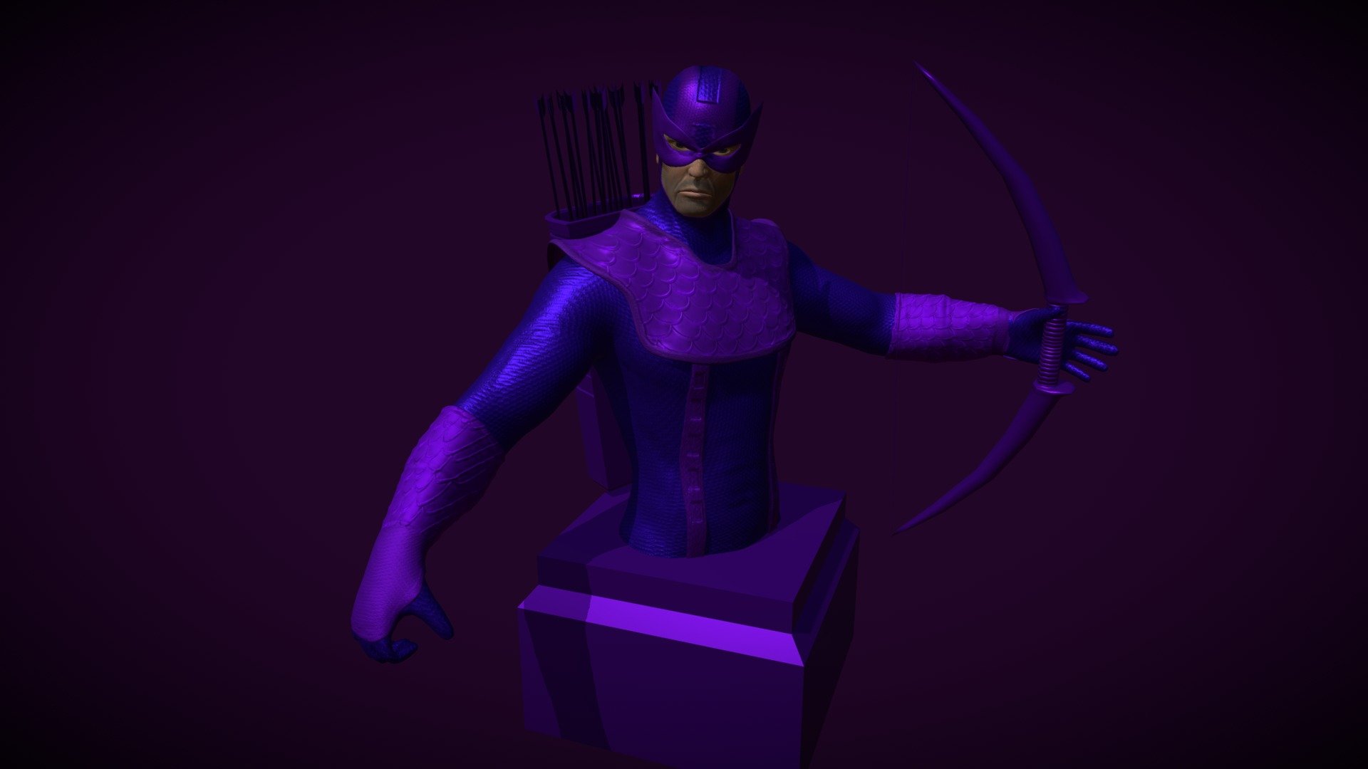 Hawkeye - Buy Royalty Free 3D model by El Blood (@elblood21) [c8ea493 ...