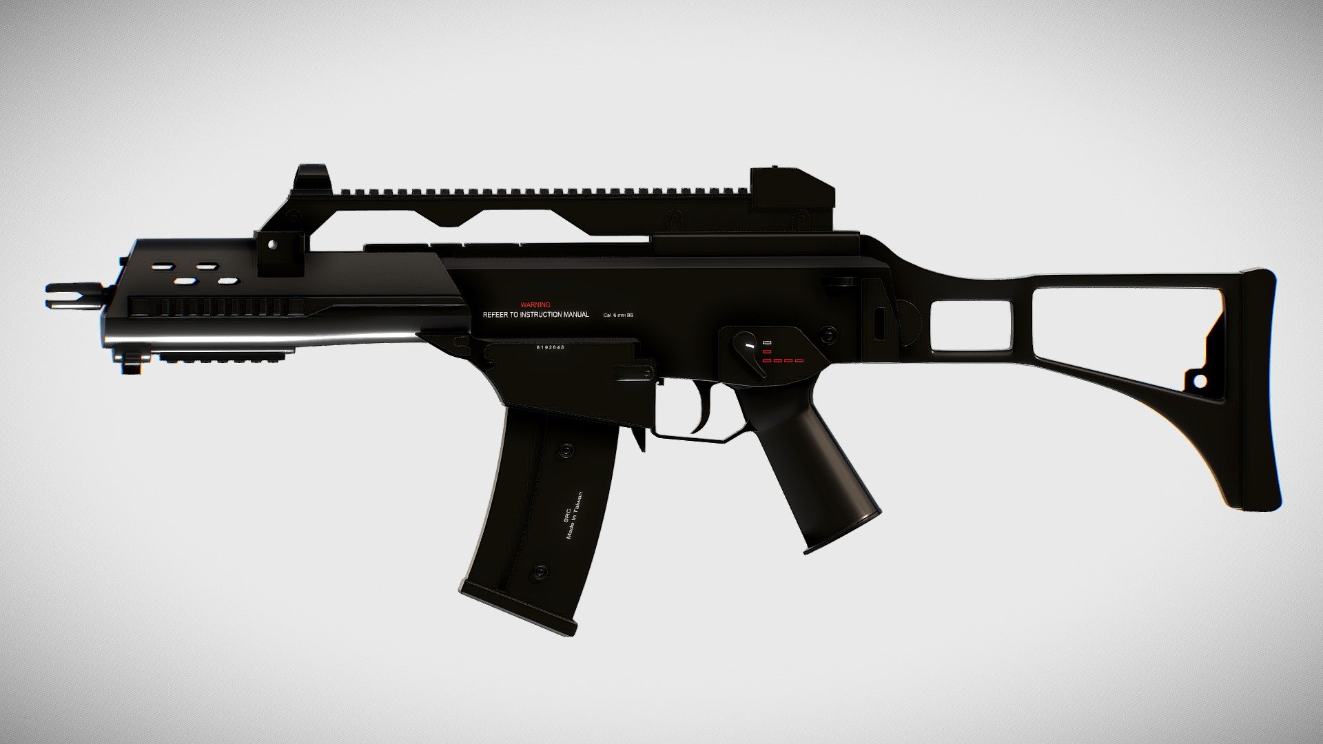 Weapon G36C - 3D model by V.M. Úbeda (@bboypiku) [c8ec21b] - Sketchfab