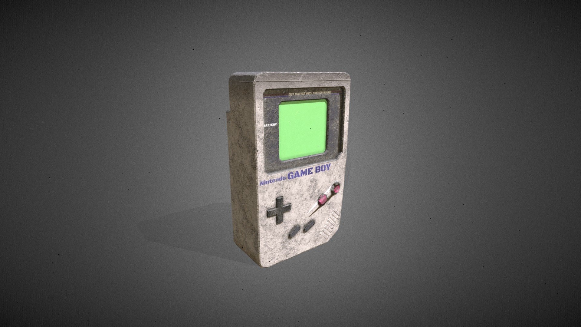 Very Old GameBoy - Download Free 3D model by Axolotile ...